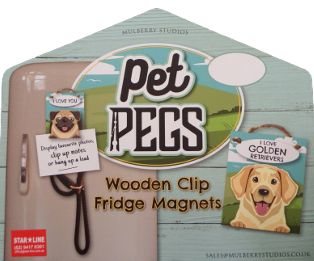 Pet Pegs Dog , Cat and Popular pet note clips and fridge magnets ...