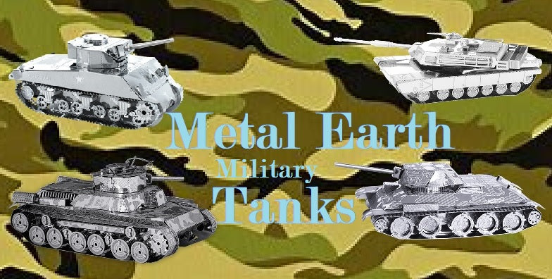 Metal Earth Military Tanks – GiftAffaire