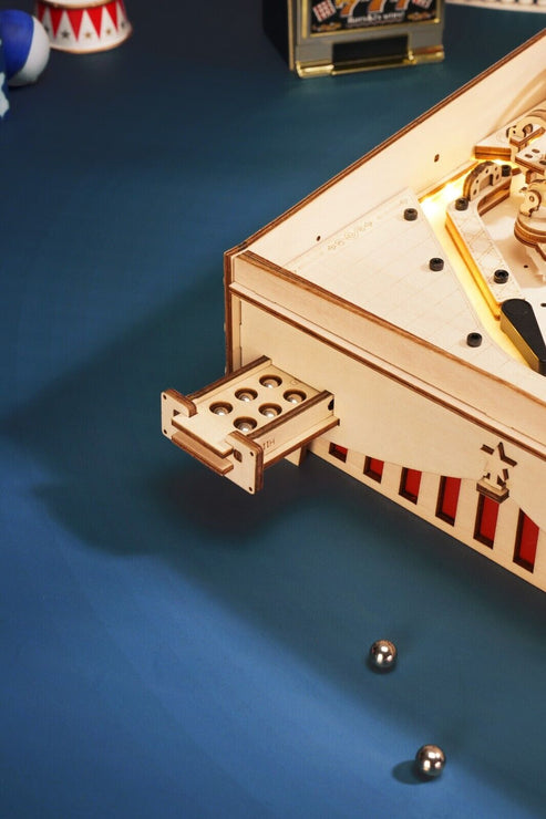 ROKR 3D Pinball Machine 3D Wooden Robotime model kit EG01 – GiftAffaire